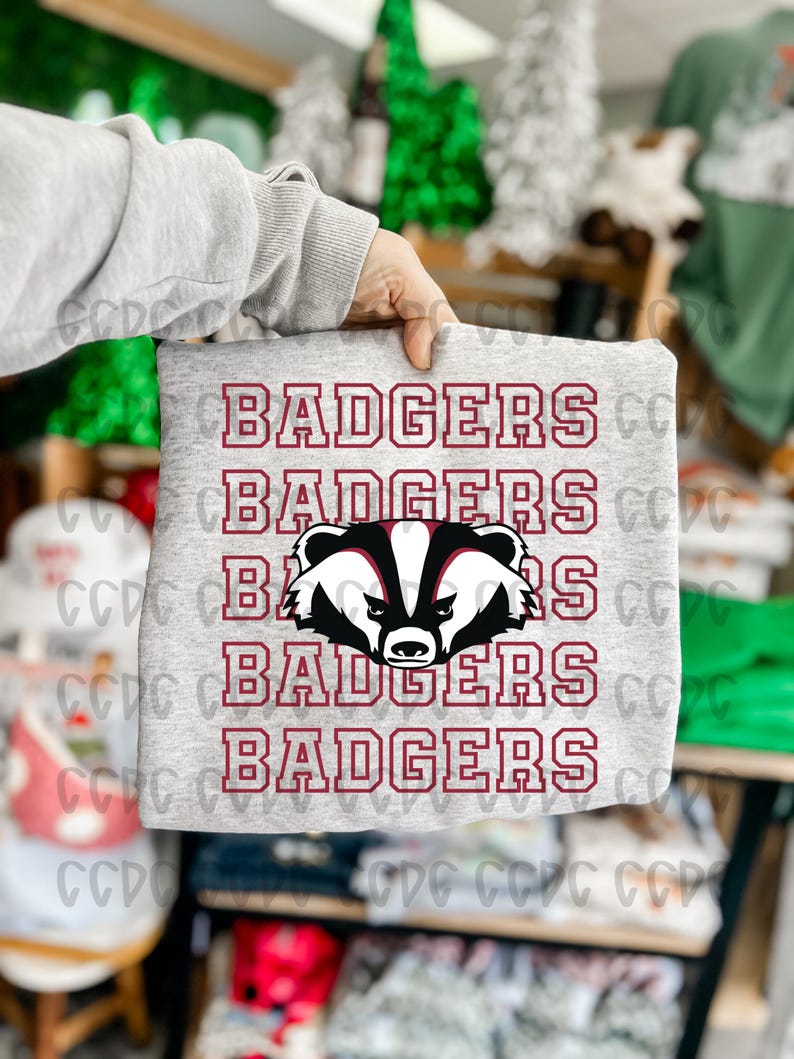 Badgers Mascot PNG | School Spirit Digital Download | Game Day ...