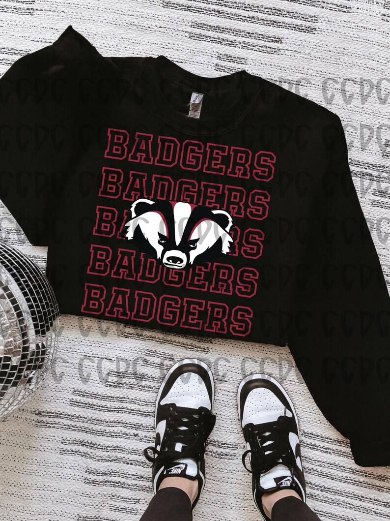 Badgers Mascot PNG | School Spirit Digital Download | Game Day ...