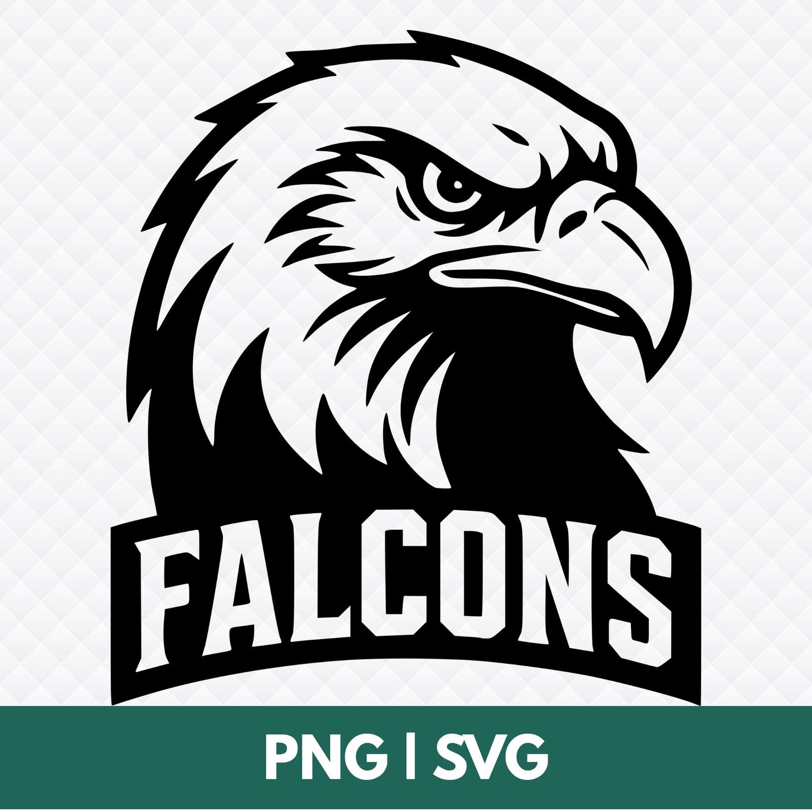 Falcons Sports Team Logo SVG PNG, Falcons Baseball Svg, Falcons ...