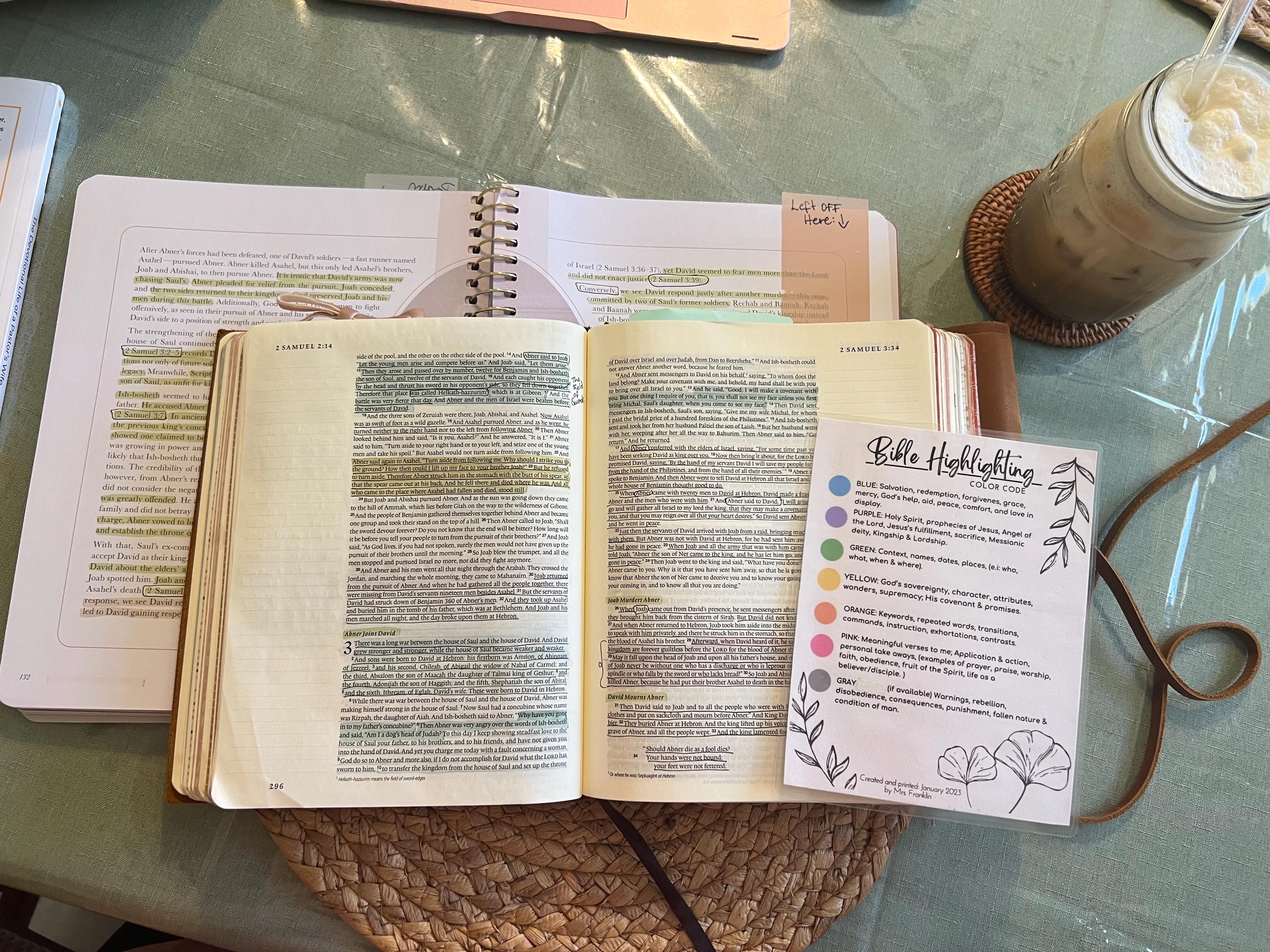 Bible Highlighting, Bible Highlight Code, Bible Color Guide - Etsy
