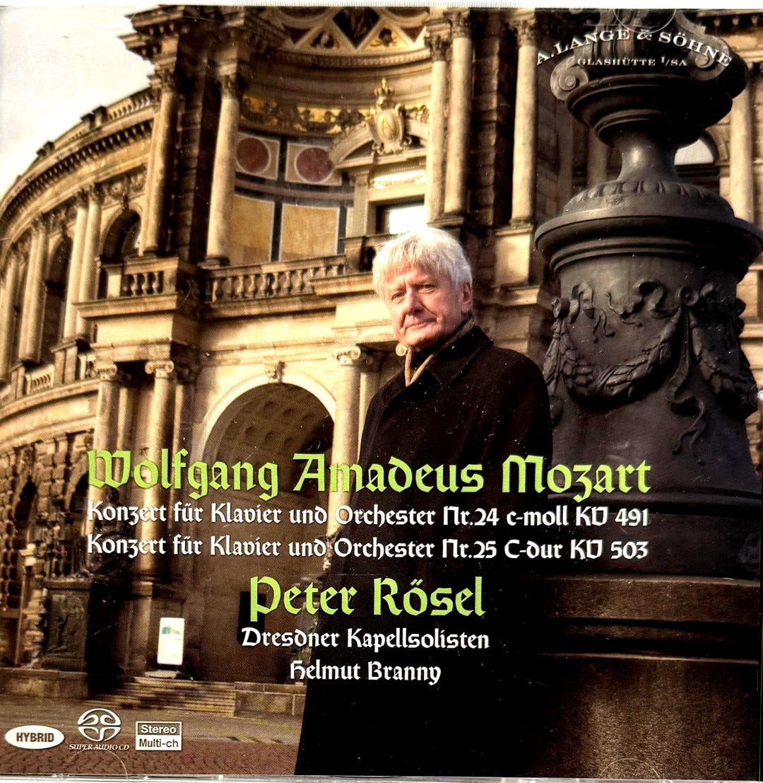 Peter Rosel, Mozart Piano Concertos, King Records Germany KIGC 16 (SACD ...