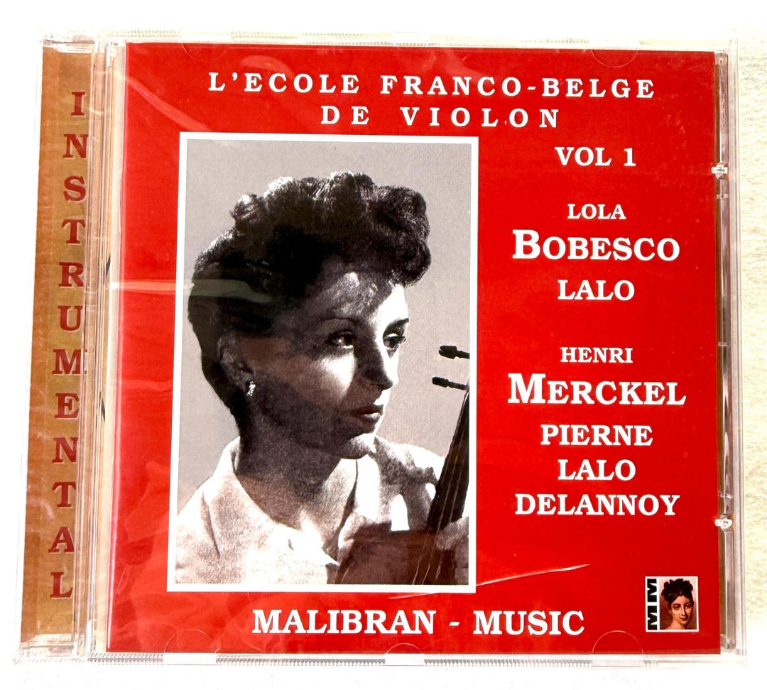 Lola Bobesco, Henry Merckel, L'ecole Franco-belge De Violon Malibran ...