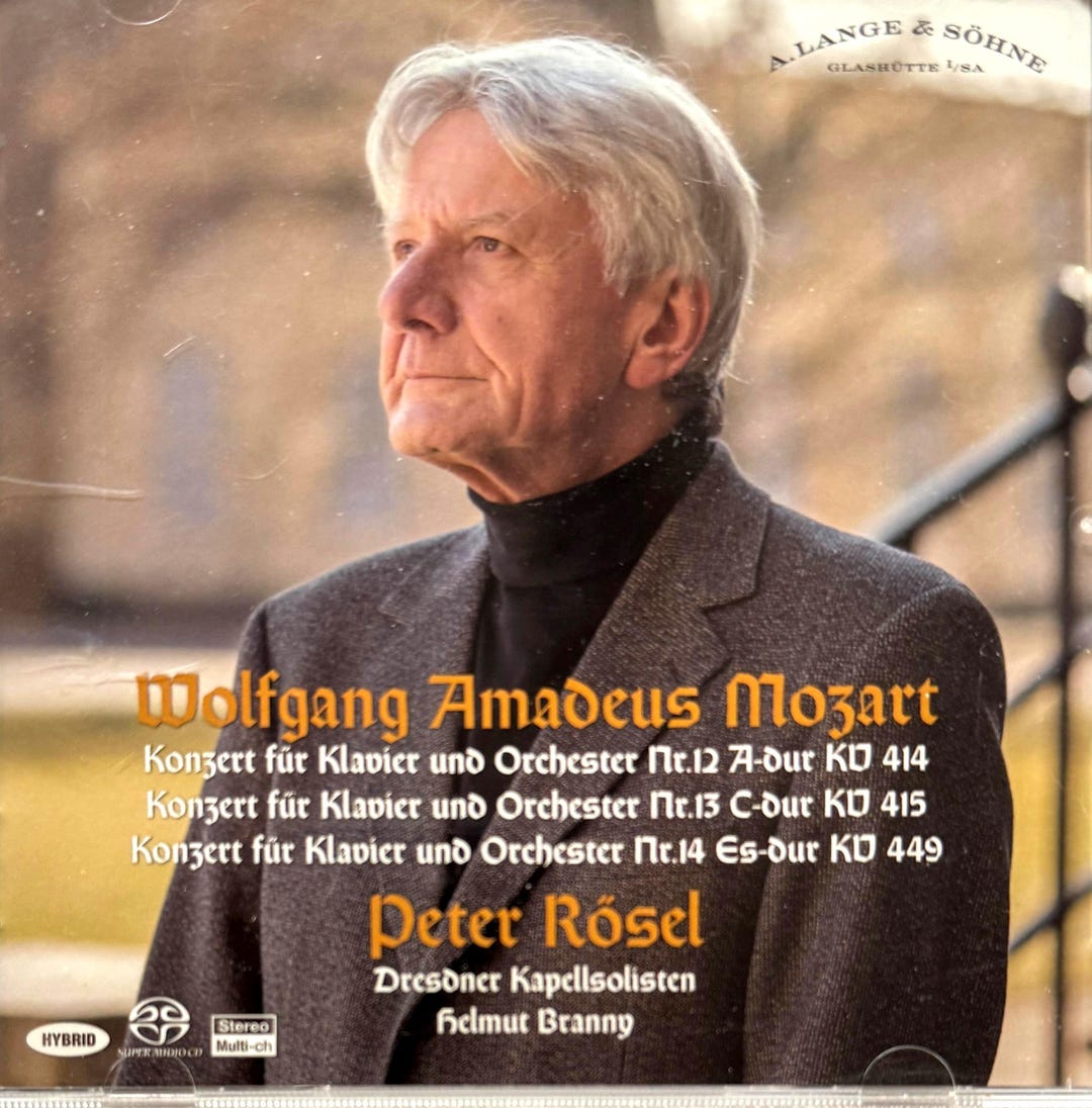 Peter Rosel, Mozart Piano Concertos, King Records Germany KIGC 20 (SACD ...