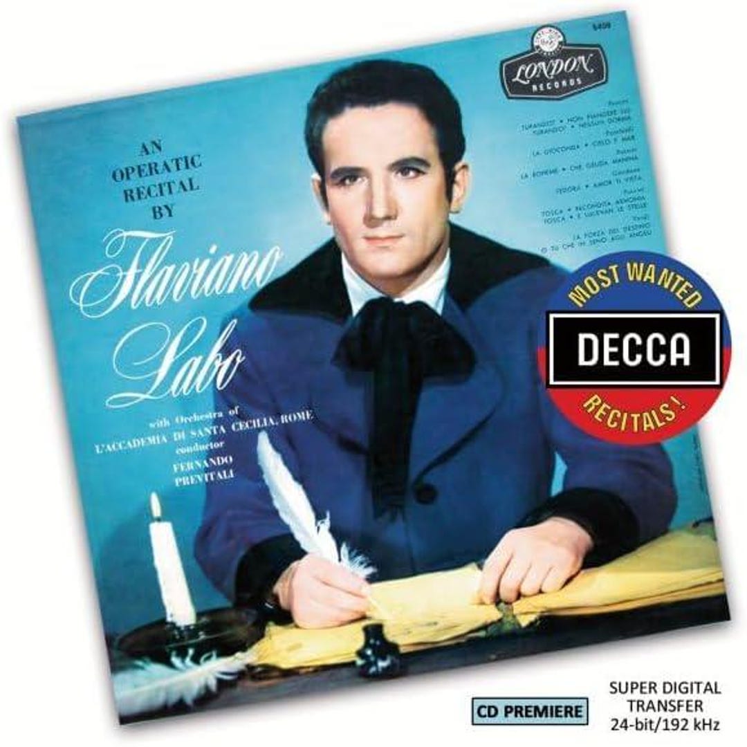 Most Wanted Decca Recitals, Flaviano Labo - an Operatic Recital - Decca ...