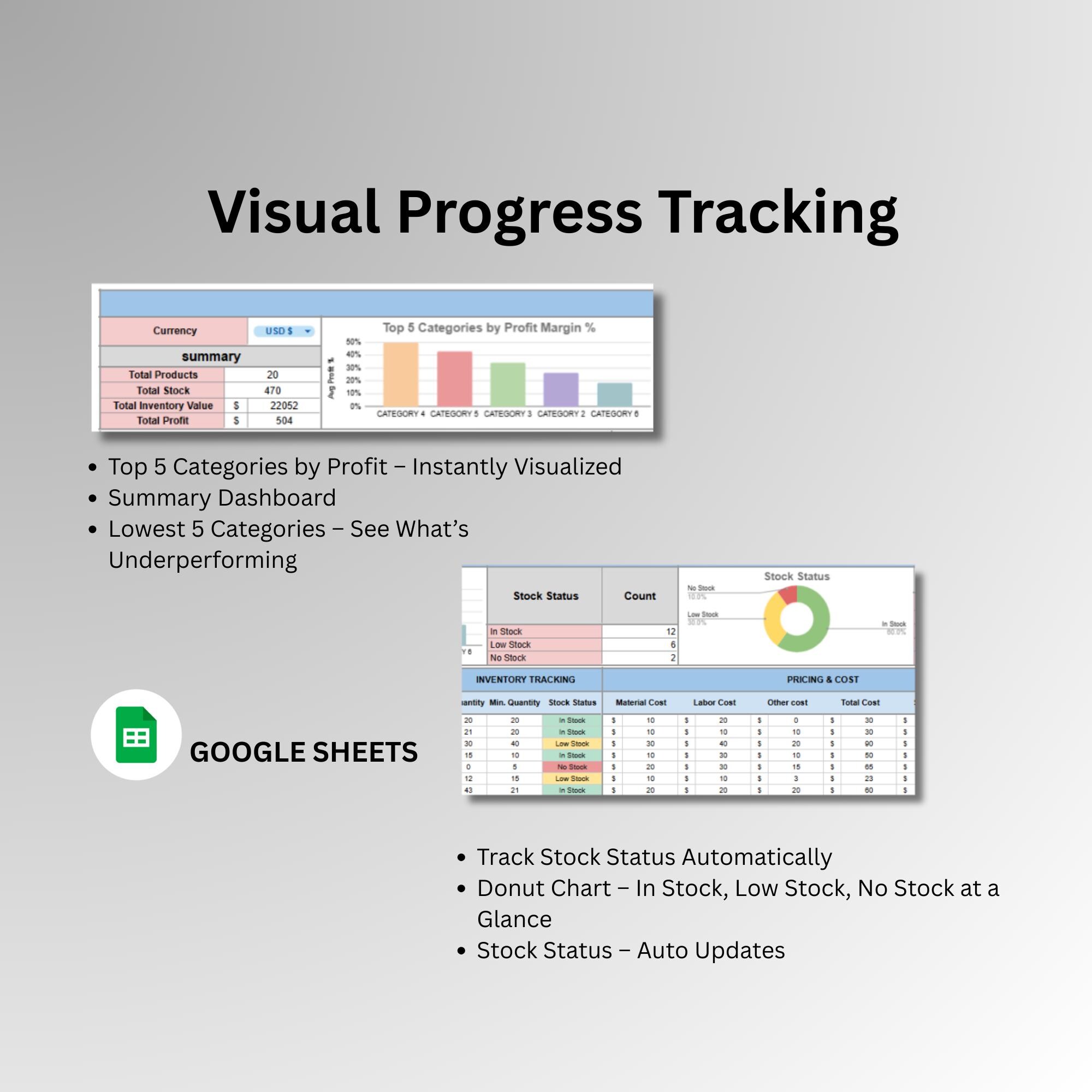 Inventory Tracker Template Spreadsheet Small Business, Inventory Stock ...