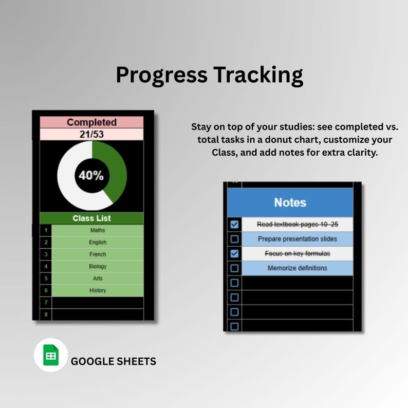 Monthly Assignment Calendar Tracker Google Sheets | School Academic ...