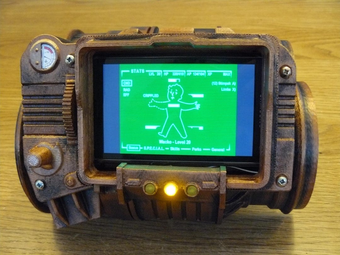 Fallout Pip-boy 3000 DIY Kit – 3D Printed Cosplay Prop – Unassembled ...
