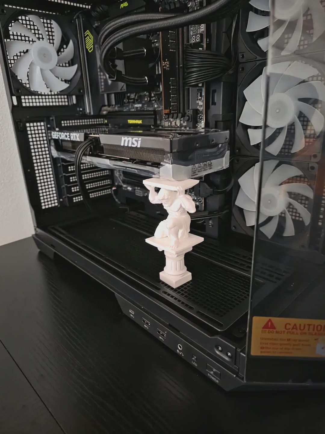 Adjustable Atlas Gpu Support Bracket Anti Sag Holder, 3D Printed ...
