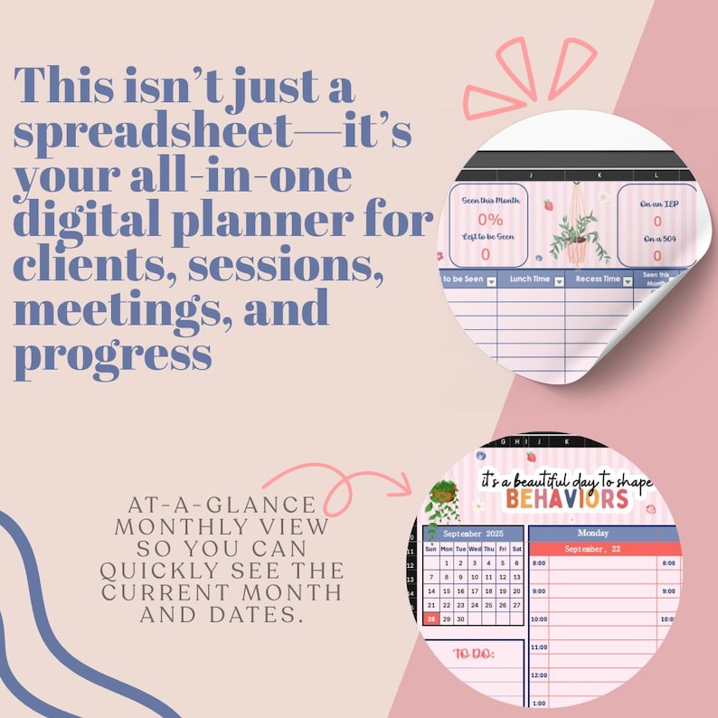 Berry Organized Excel Caseload Tracker | School Counselor Planner ...