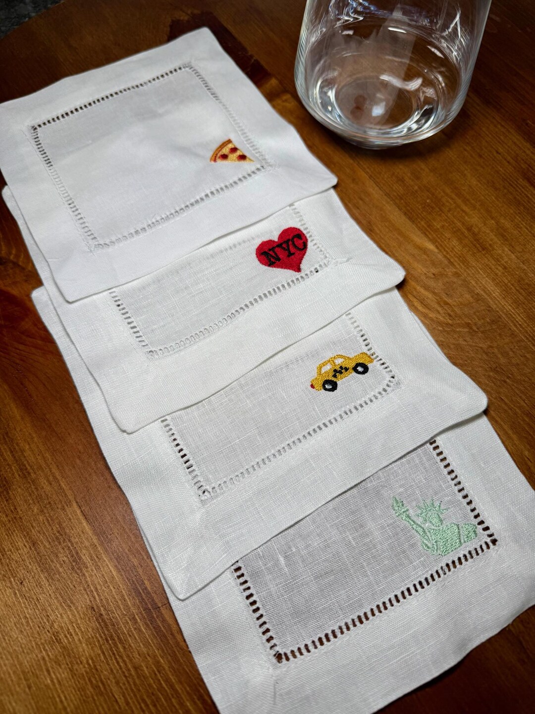 New York City Mini Icon Cocktail Napkins - Etsy