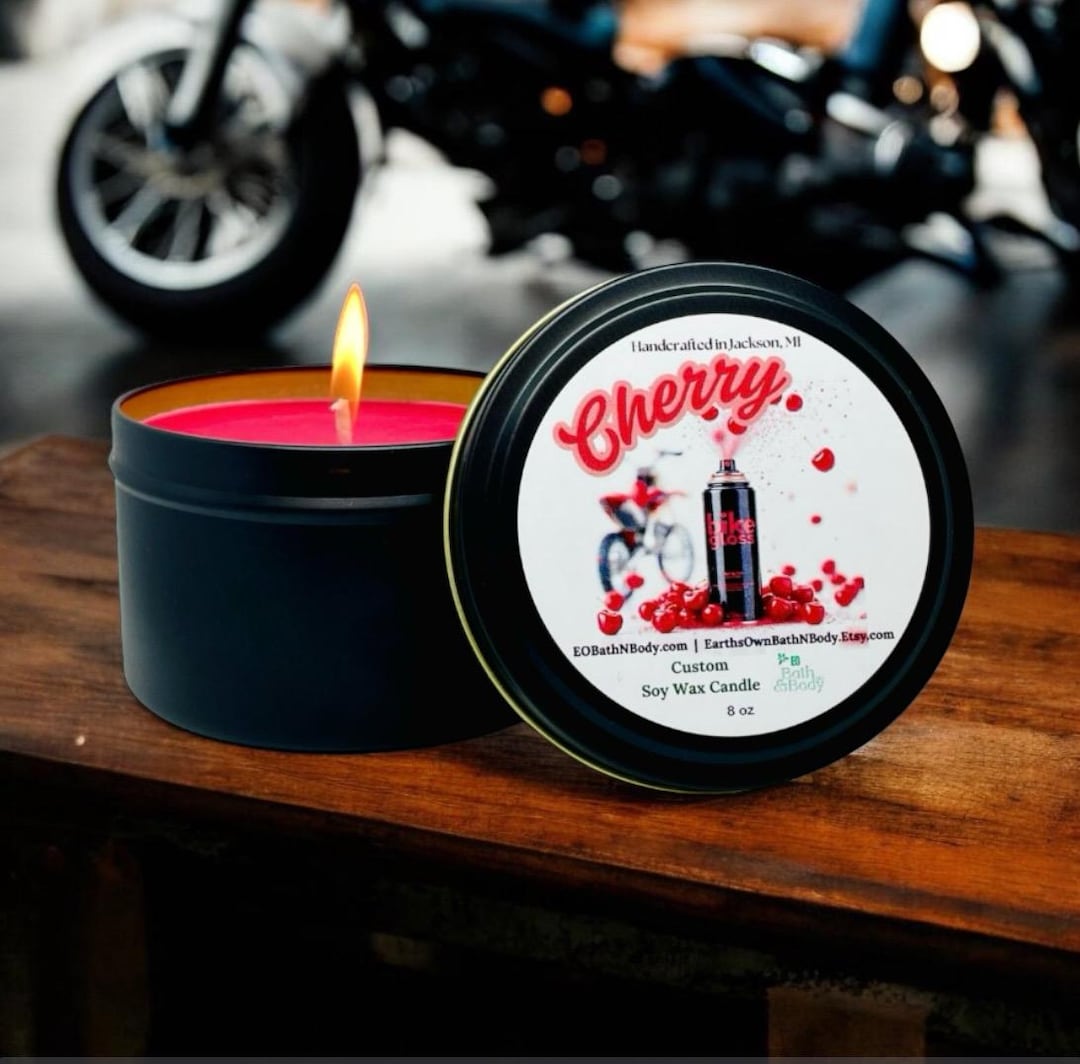 Cherry Bike Gloss (an SC1 Scent Type Dupe!) Soy Wax Candle - Etsy