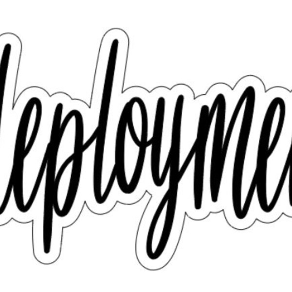 Deployment Sticker - Etsy