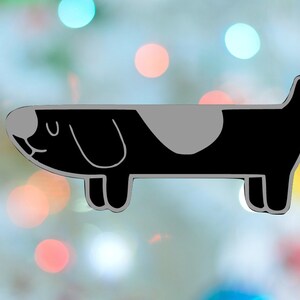 Long Dog Blue Dog Sticker Gift Kids Bluey Water Bottle Sticker - Etsy