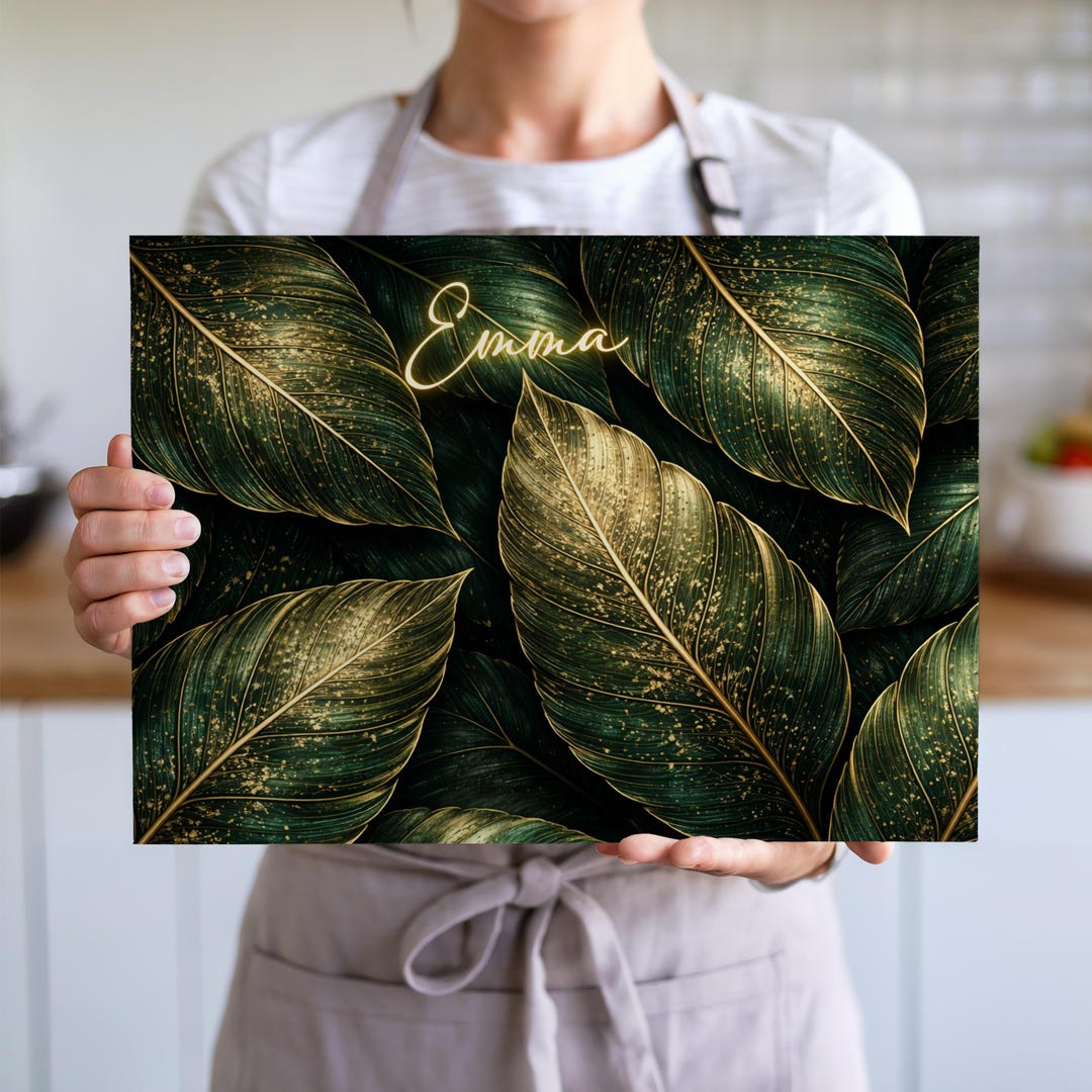 Personalized Glass Cutting Board Custom Name Kitchen Gift for Mom ...