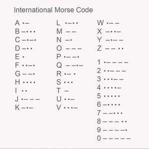 Morse Code Necklace / Custom Morse Code Necklace / Custom - Etsy