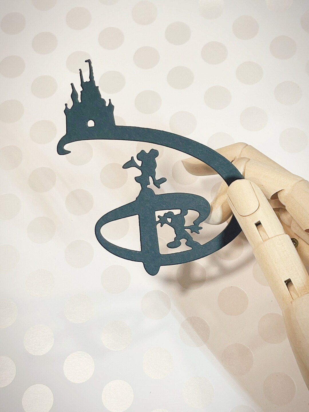 Disney Inspired D Initial With Mickey and Minnie Dancing, Inspired by ...