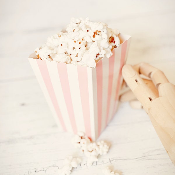 Pink Popcorn Box - Etsy