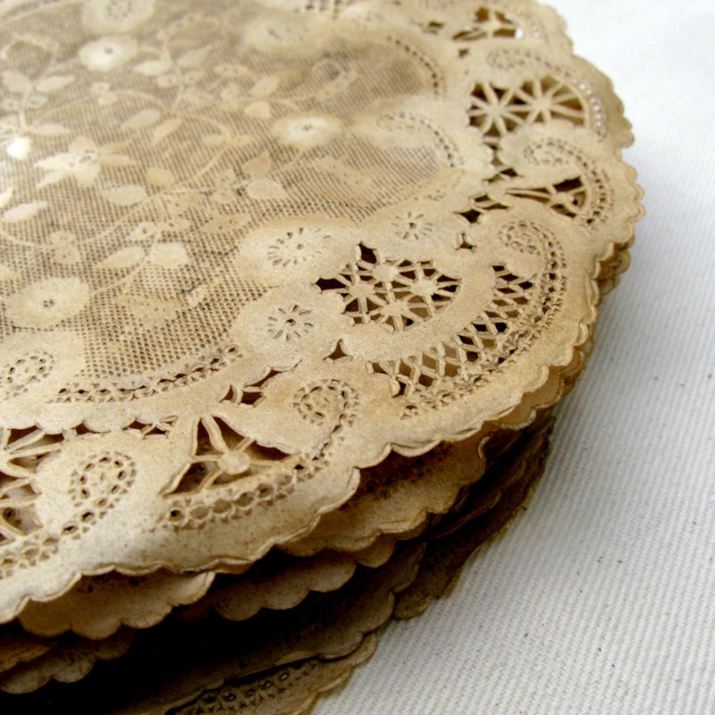 Blue Paper Doilies - Etsy