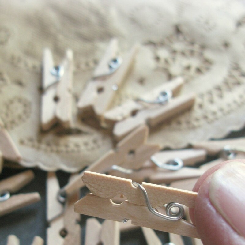 Mini Clothes Pins - Etsy