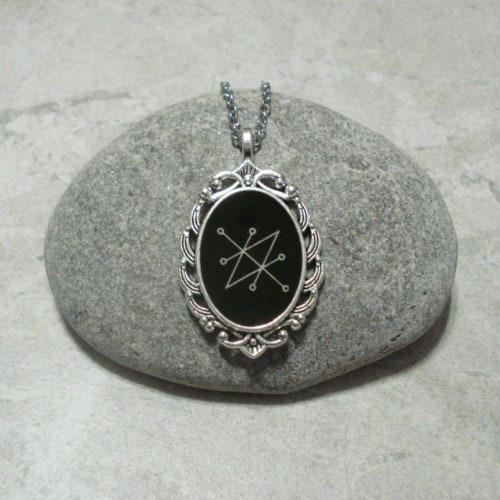Azazel Sigil Goetia Solomon Demon Seal Pendant Necklace With - Etsy