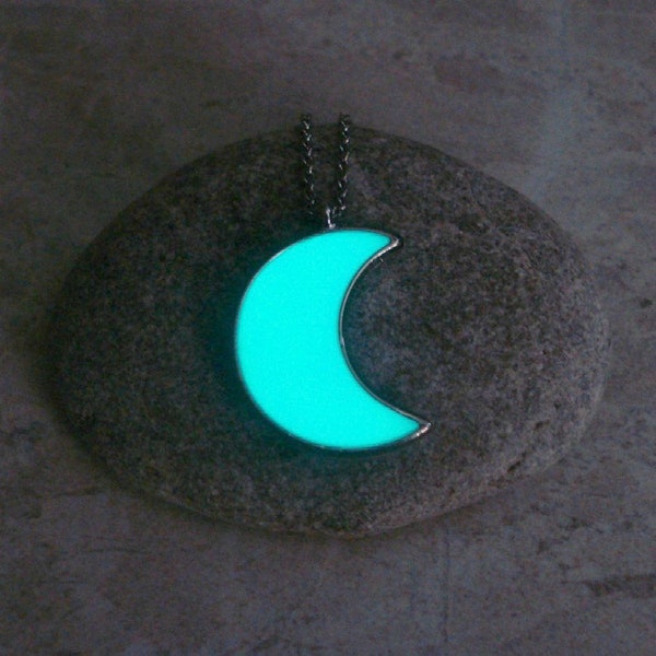 Glow Moon Necklace - Etsy