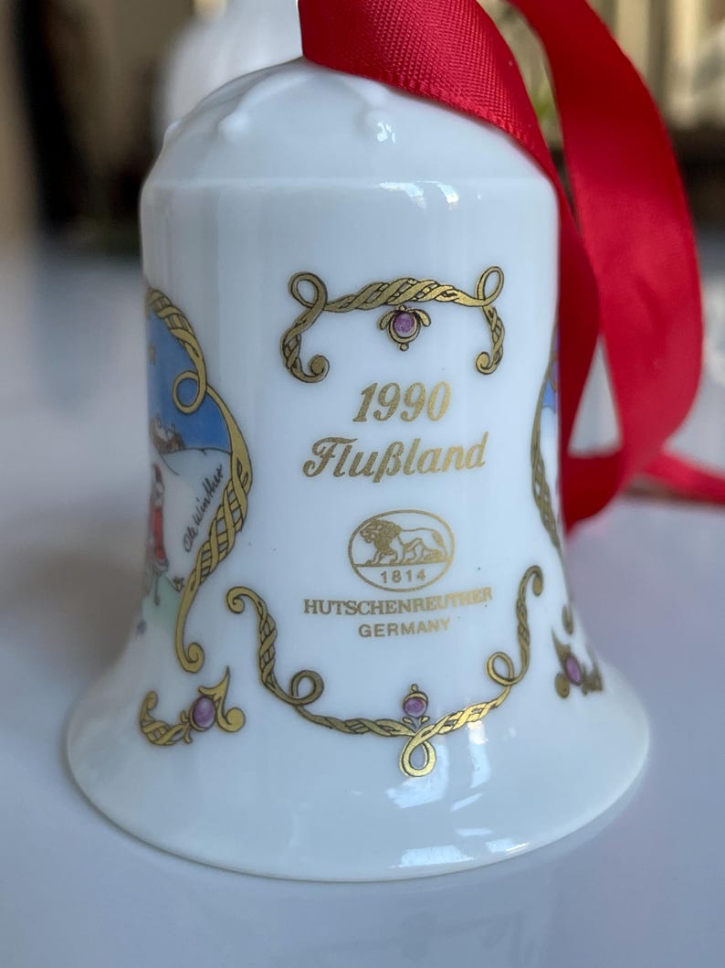 Hutschenreuther 1990 Christmas Bell – New in Box - Etsy