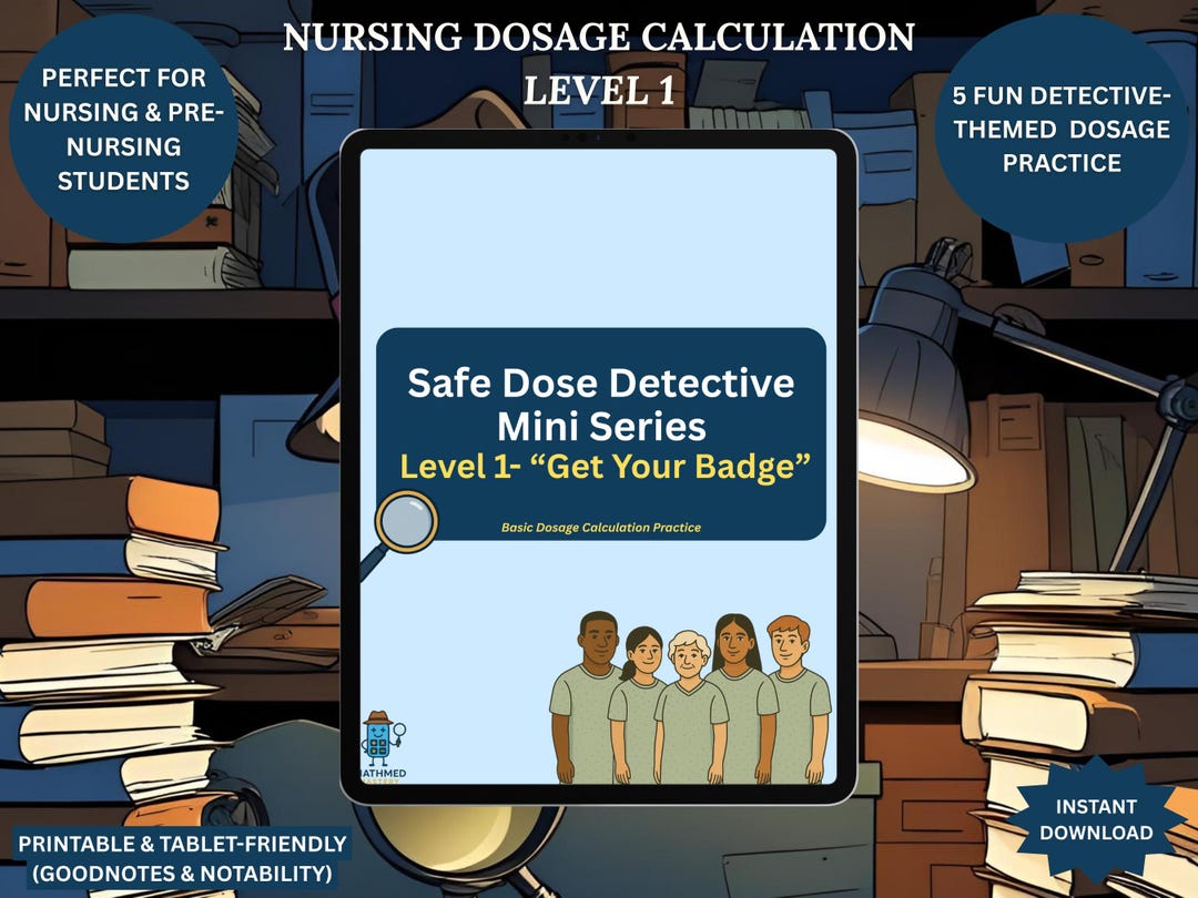Nursing Dosage Calculations: Safe Dose Detective Level 1 (PDF Download ...