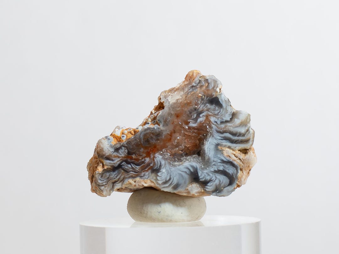 Agate – Crystal Geode With Sparkling Quartz - Etsy