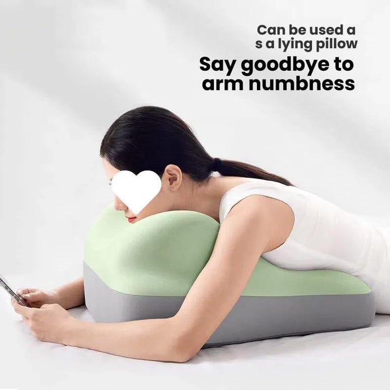 Memory Foam Couple Pillow: Multi-function Orthopedic Support Cushion ...
