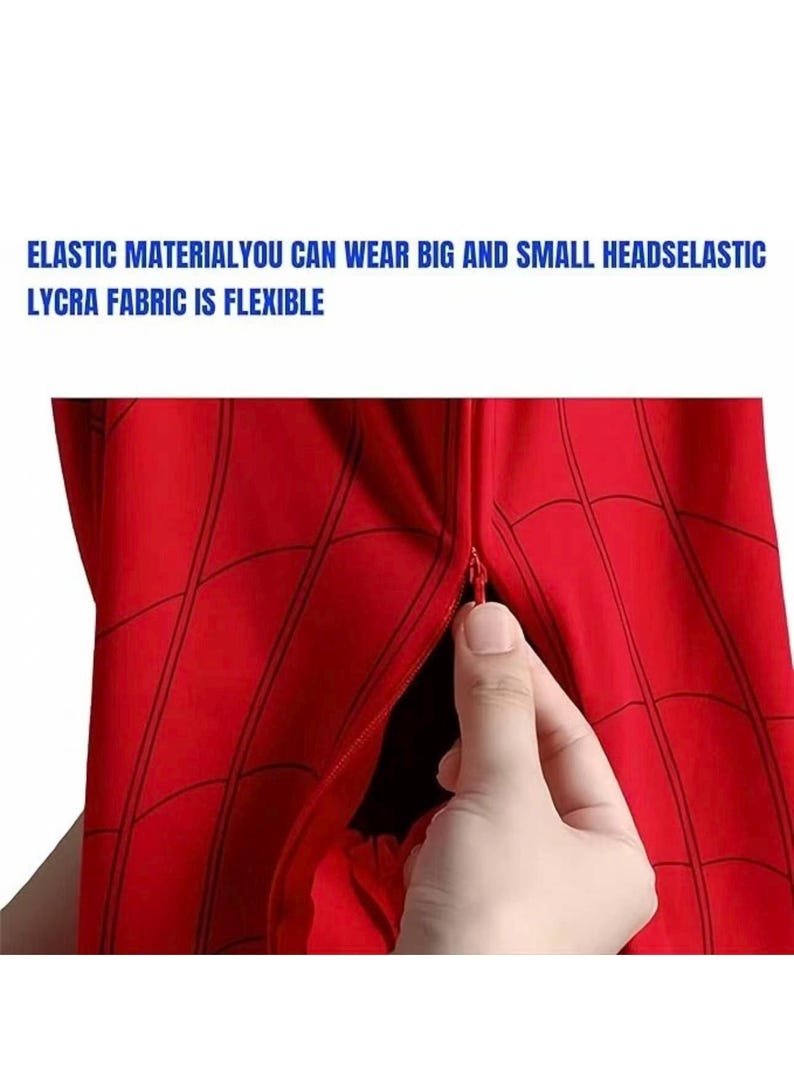 Spider-man Light up Moving Eye Mask – Touch Control LED Eyes, Chin ...