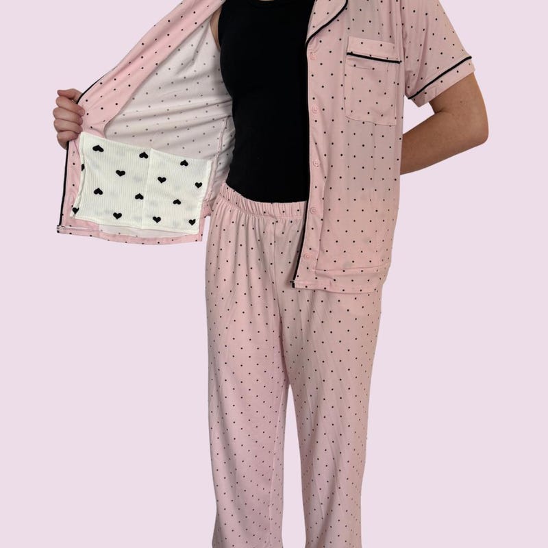 Women Polka Dot Pajamas - Etsy
