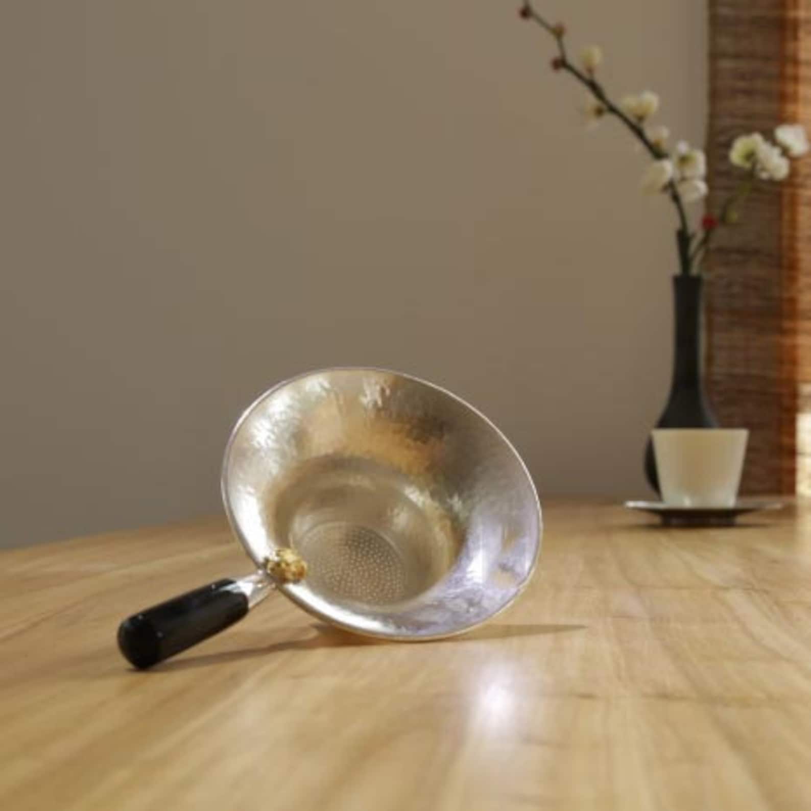 Handmade Tea Sieve Pure 999 Silver Japanese Style Tea | Etsy