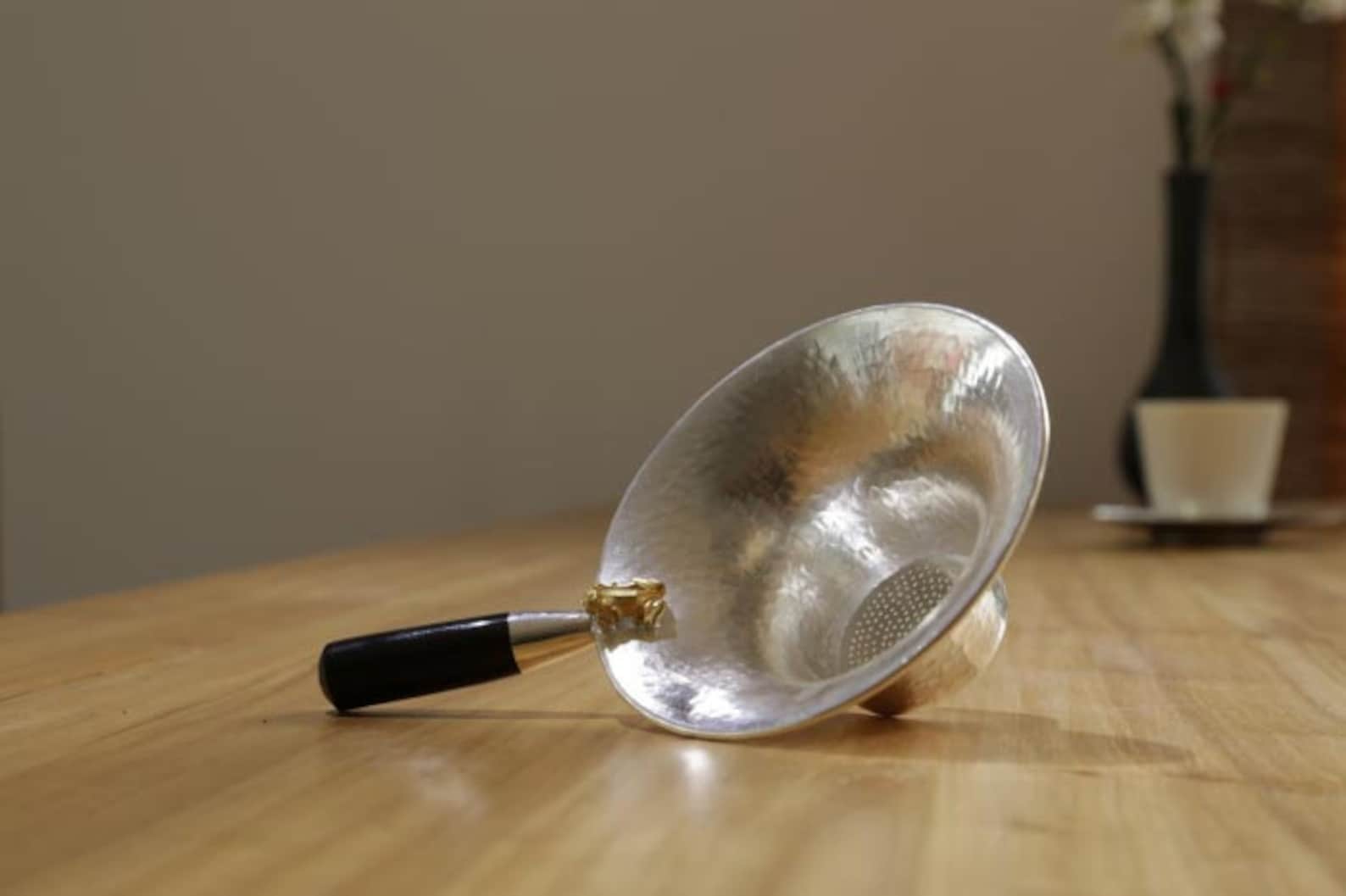 Handmade Tea Sieve Pure 999 Silver Japanese Style Tea | Etsy