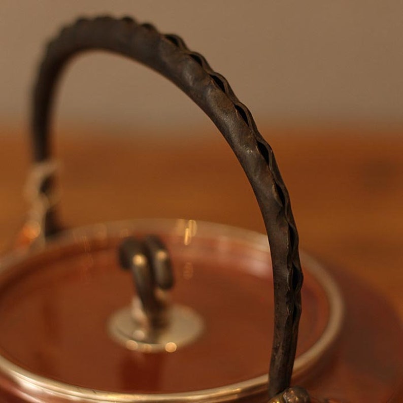 Handmade Teapot Copper + Pure 999 Silver 750ml 624gr | Japanese Style ...