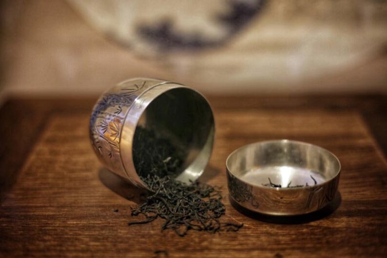 Handmade Tea Can 999 Silver Japanese Style Herbal Tea | Etsy