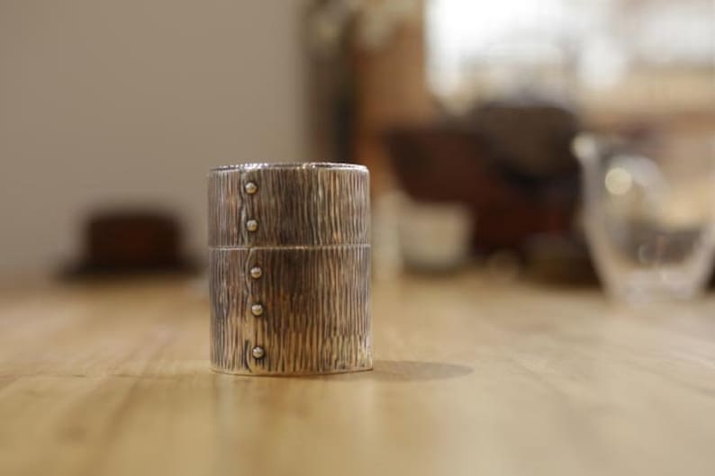 Handmade Tea Can 999 Silver Japanese Style Herbal Tea - Etsy