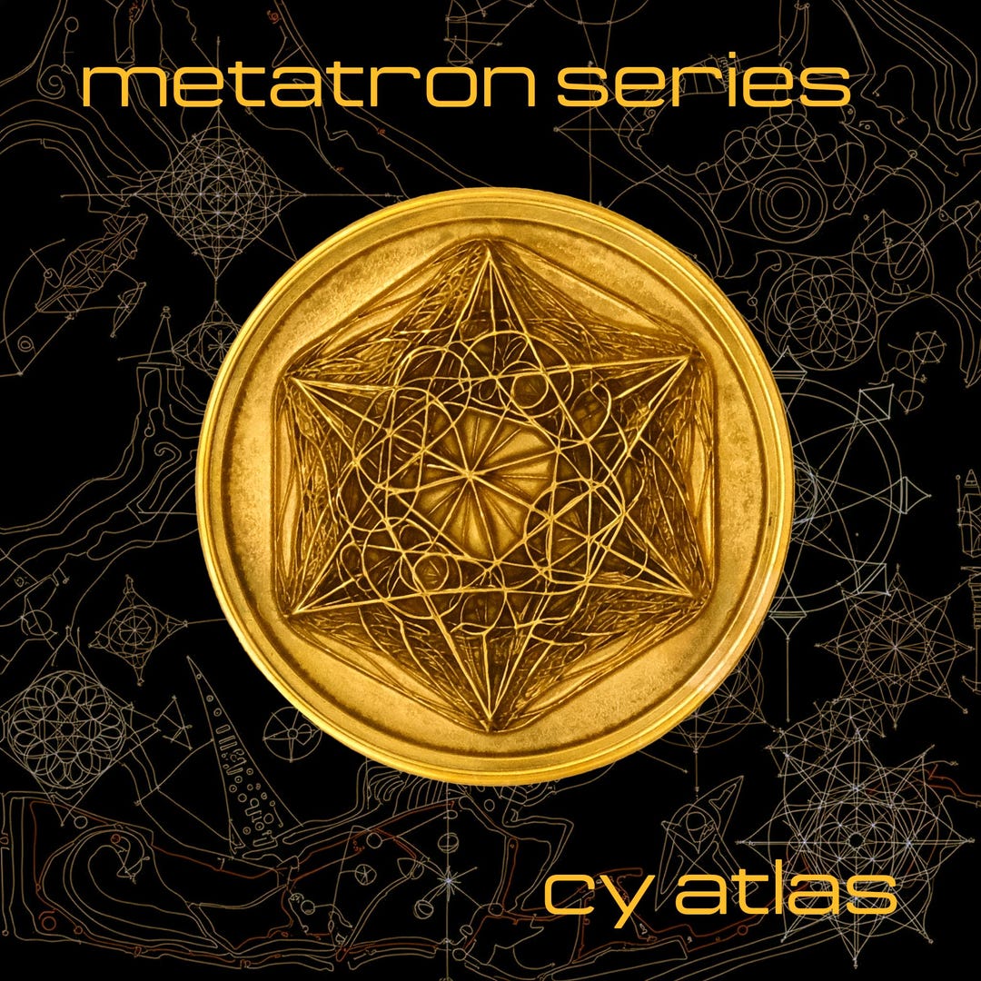 Quantum Metatron Coin by Cy Atlas | Sacred Geometry EDC Art, Spiritual ...
