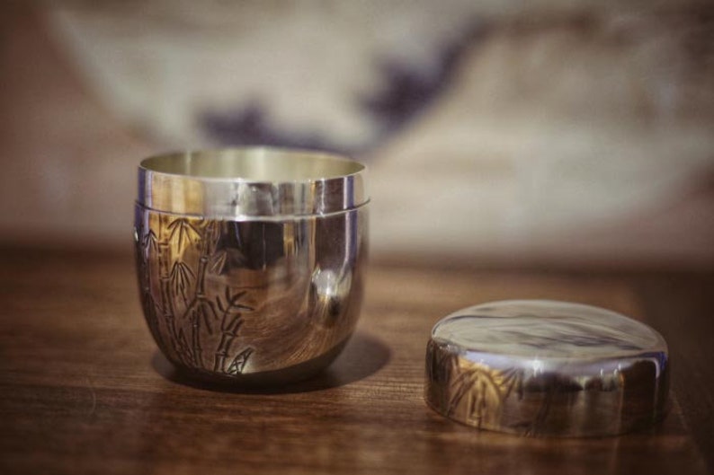 Handmade Tea Can 999 Silver Japanese Style Herbal Tea | Etsy