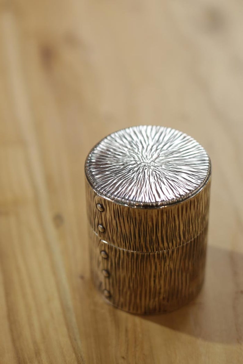 Handmade Tea Can 999 Silver Japanese Style Herbal Tea - Etsy