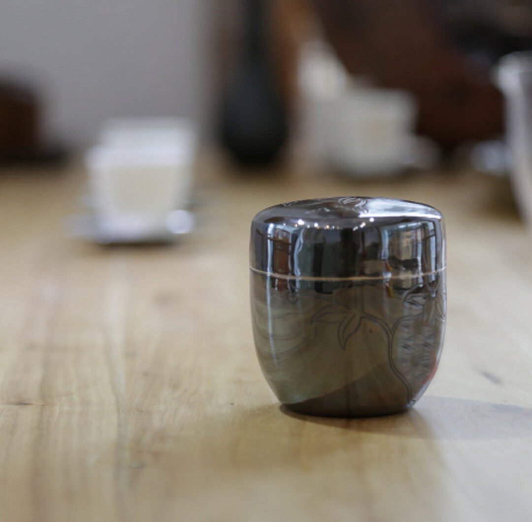 Handmade Tea Can 999 Silver | Japanese Style | Herbal Tea Cookie Jar ...