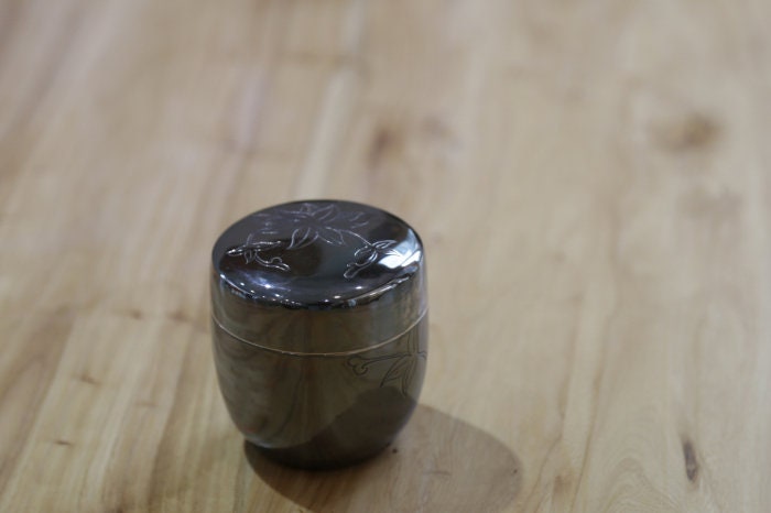 Handmade Tea Can 999 Silver | Japanese Style | Herbal Tea Cookie Jar ...
