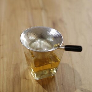 Handmade Tea Sieve Pure 999 Silver | Japanese Style | Tea Herbal Water ...