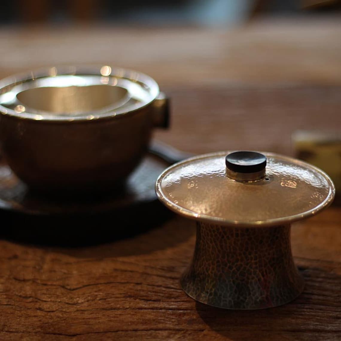 Handmade Tea Gaiwan Pure 999 Silver | Silver Bowl | Japanese Style ...