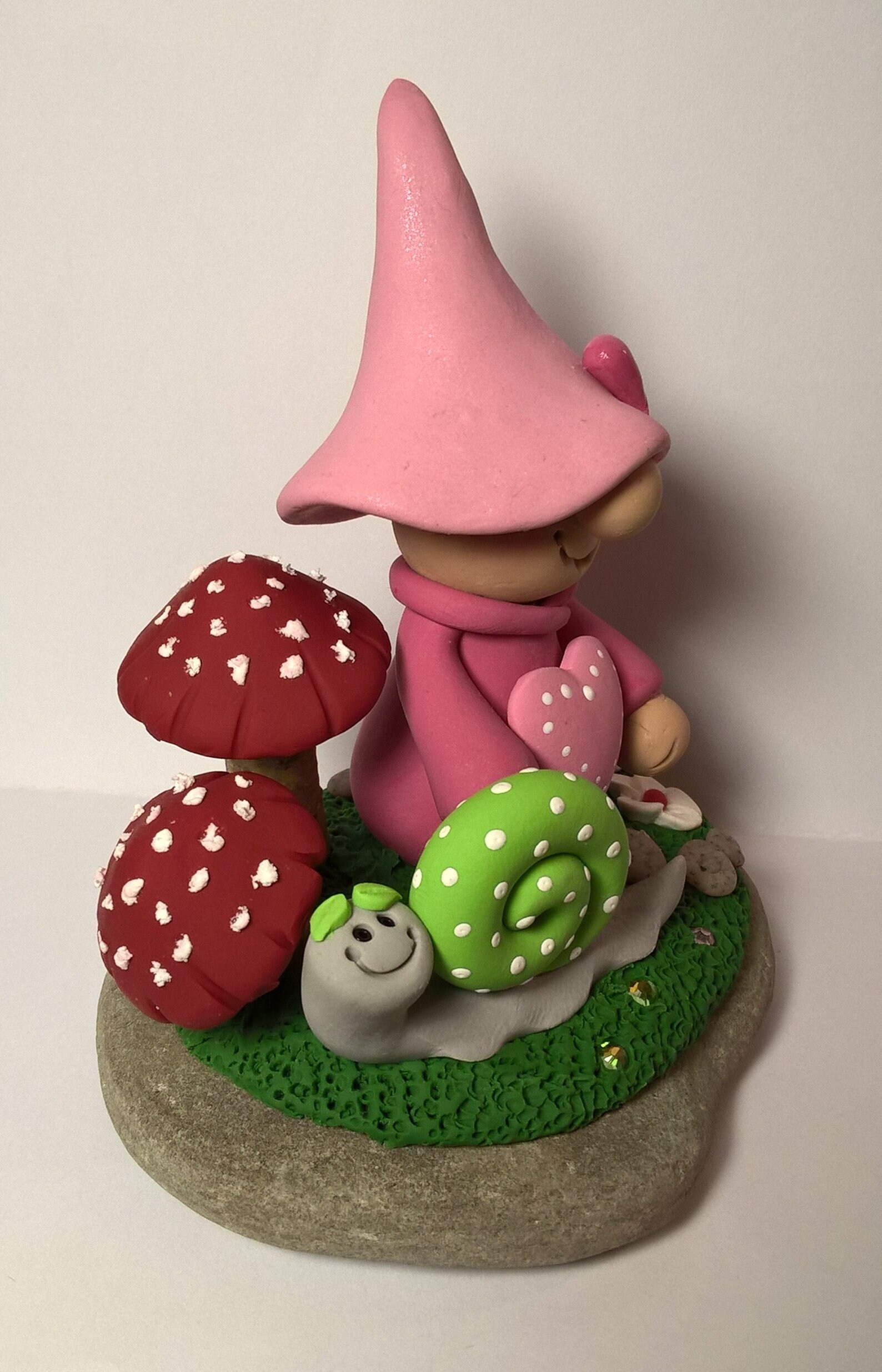 Fairy Garden Gnome Gnome Fairy Garden Hearts Miniature - Etsy