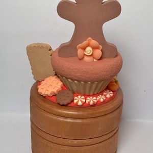 Gingerbread Trinket Wood Box - Keepsakes - Ring Box - Treasures - Sweet ...