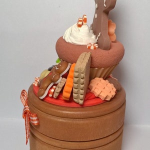 Gingerbread Trinket Wood Box - Keepsakes - Ring Box - Treasures - Sweet ...