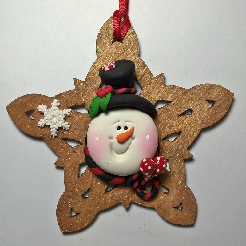 Polymer Clay Christmas Ornaments - Etsy
