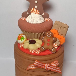 Gingerbread Trinket Wood Box - Keepsakes - Ring Box - Treasures - Sweet ...