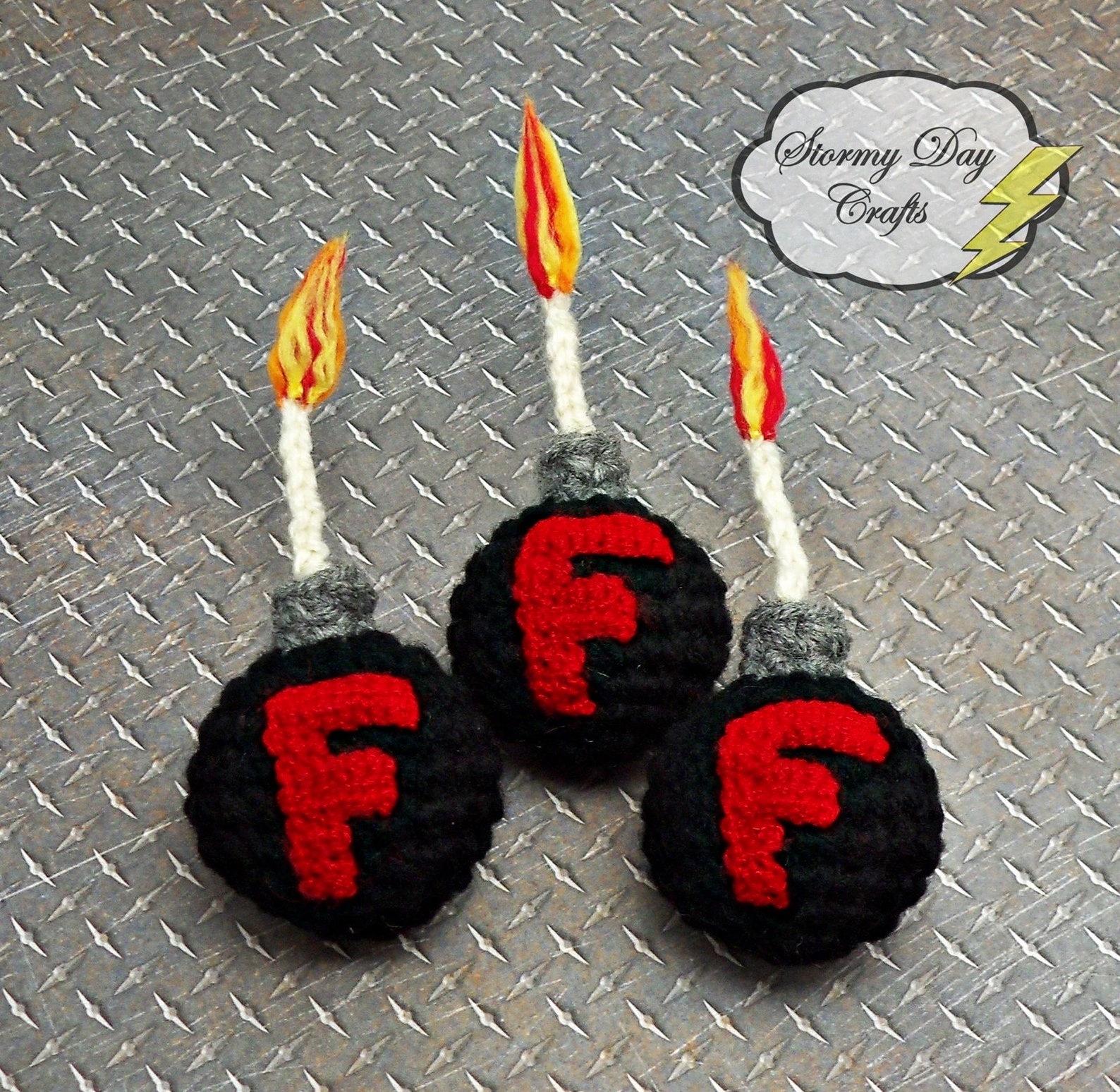 Trio of F-bombs, Mini F Bomb, Stocking Stuffers, Gag Gift, Snarky Gift ...