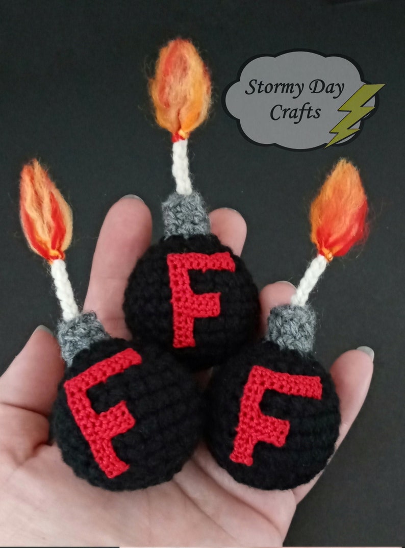 Trio of F-bombs, Mini F Bomb, Stocking Stuffers, Gag Gift, Snarky Gift ...